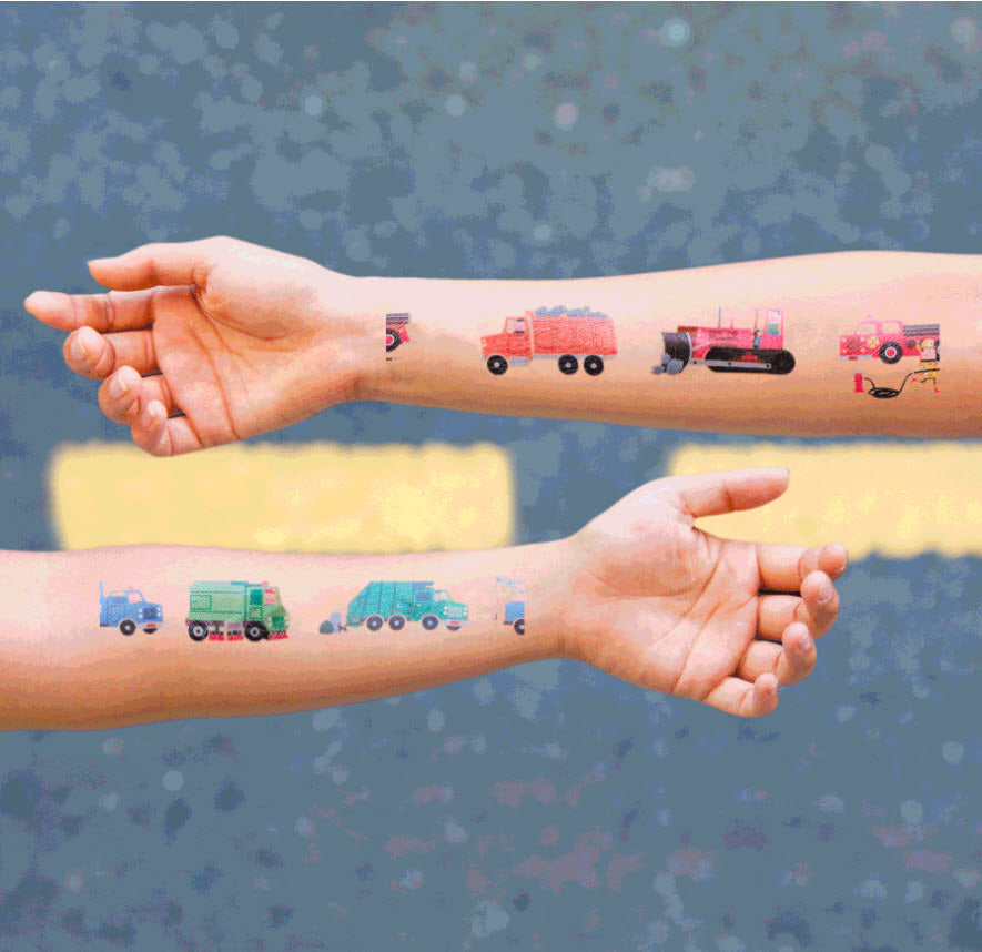 Traffic Set Tattoo – A Hopping Bunny