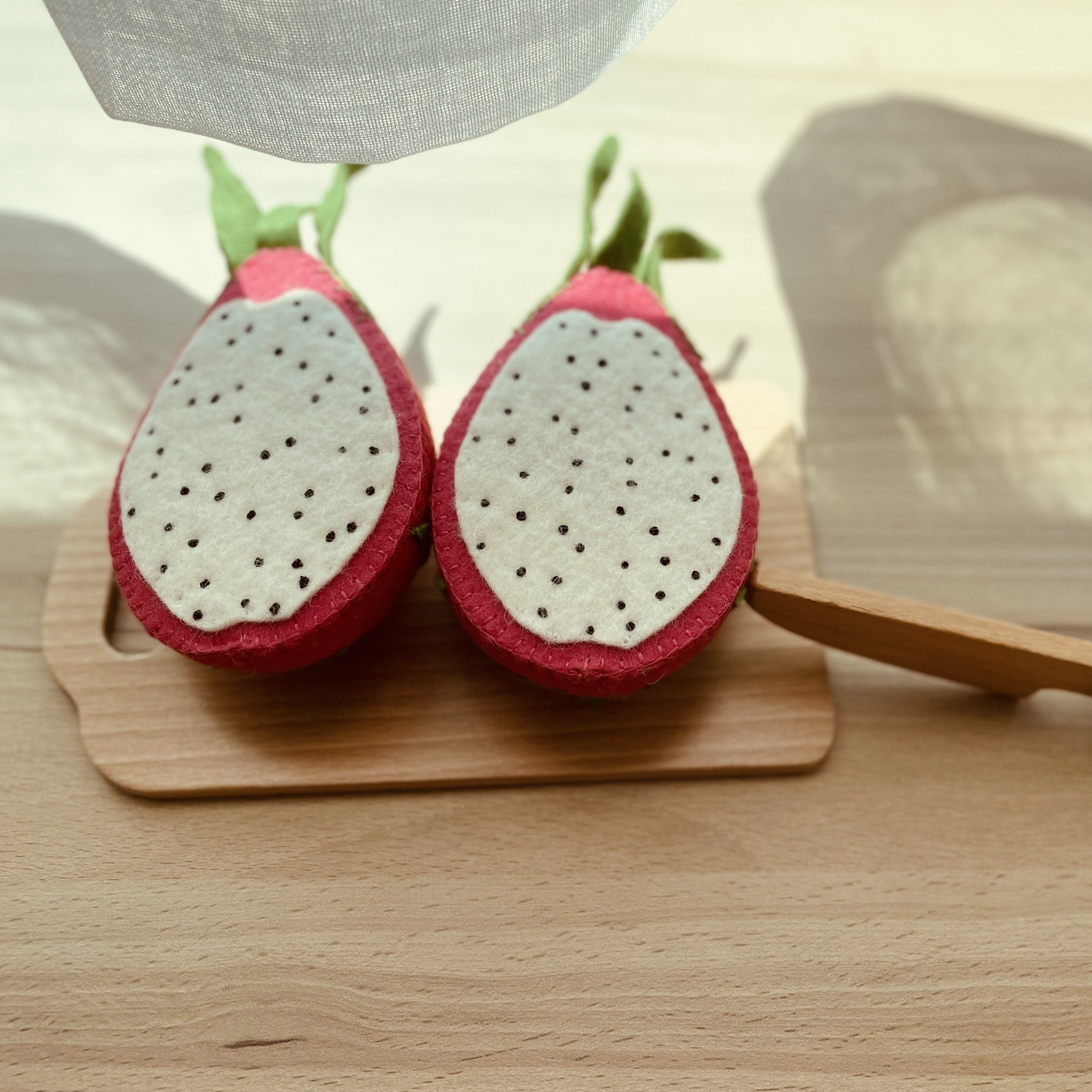 Felt Dragonfruit | A Hopping Bunny